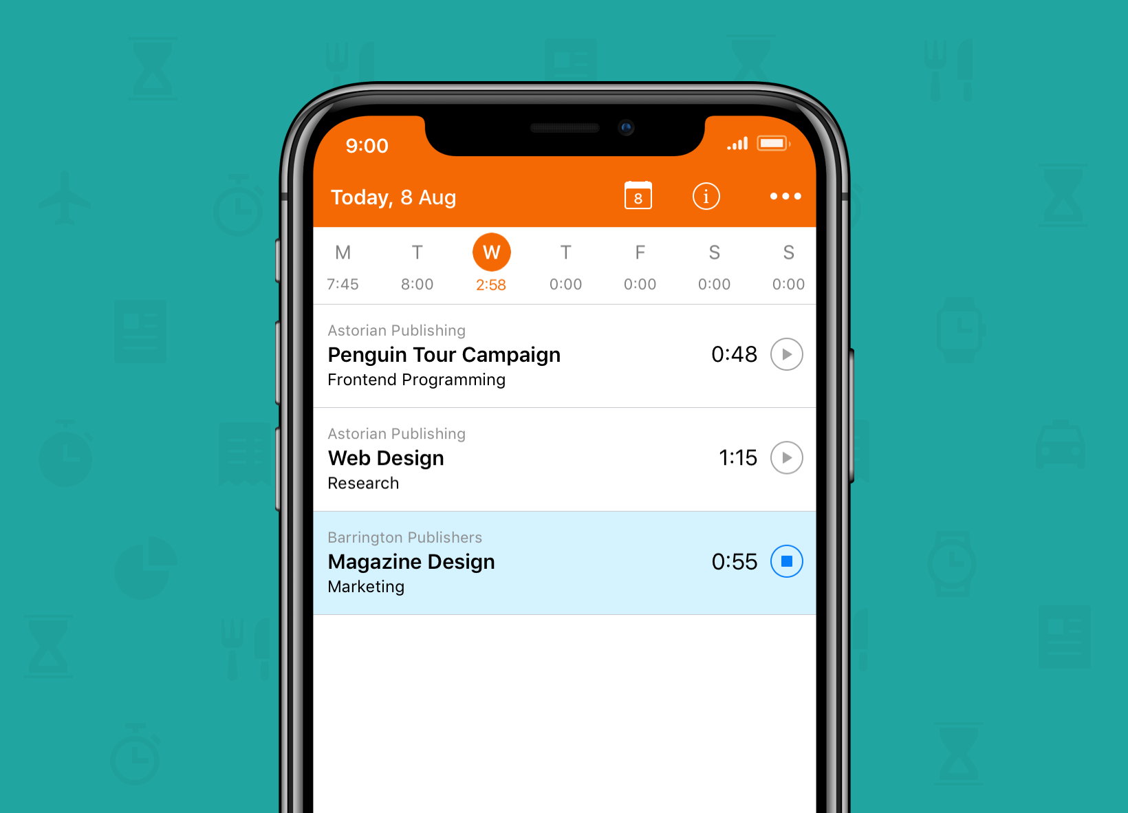 Time Tracking App for iPhone | Harvest