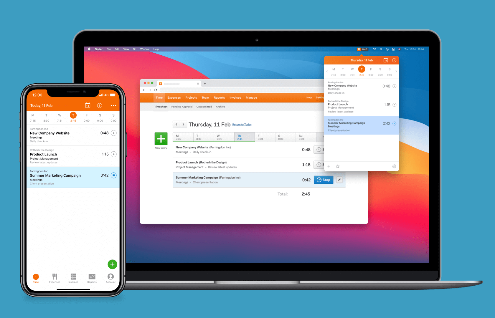 Harvest Features | Time Tracking Features