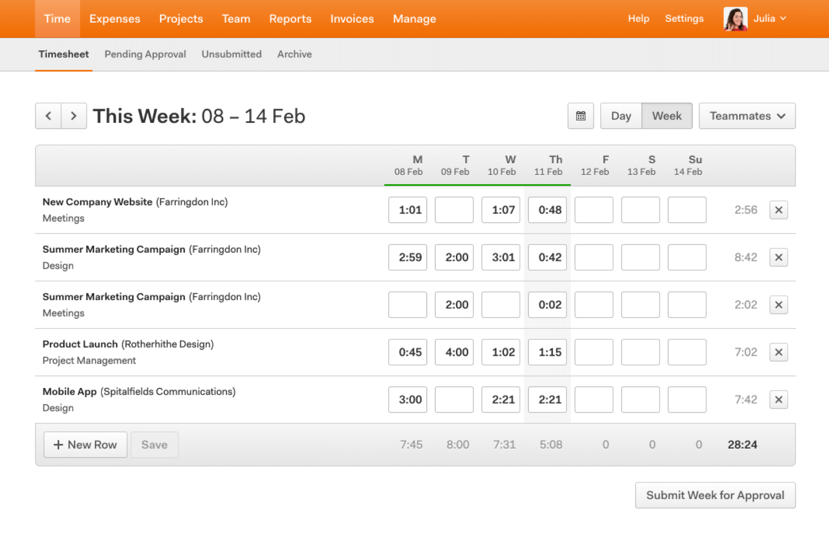 Harvest Features | Time Tracking Features