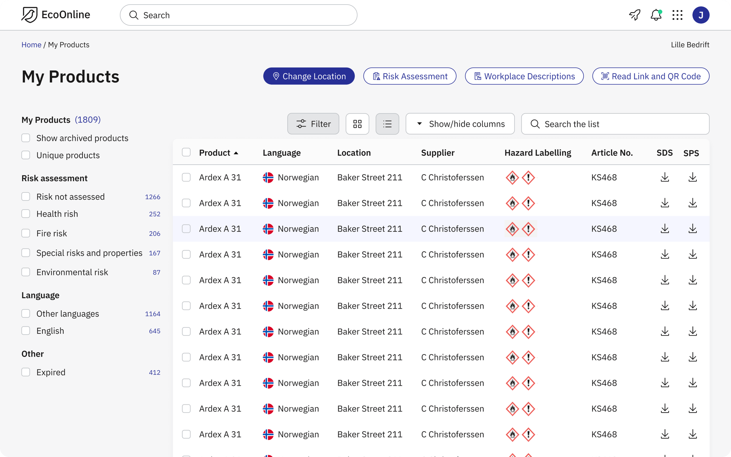 SDS Management, SDS Chemical Management | Chemical Manager