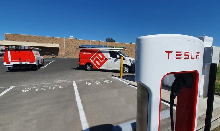 EV Supercharging Station Installation | Platinum Electricians