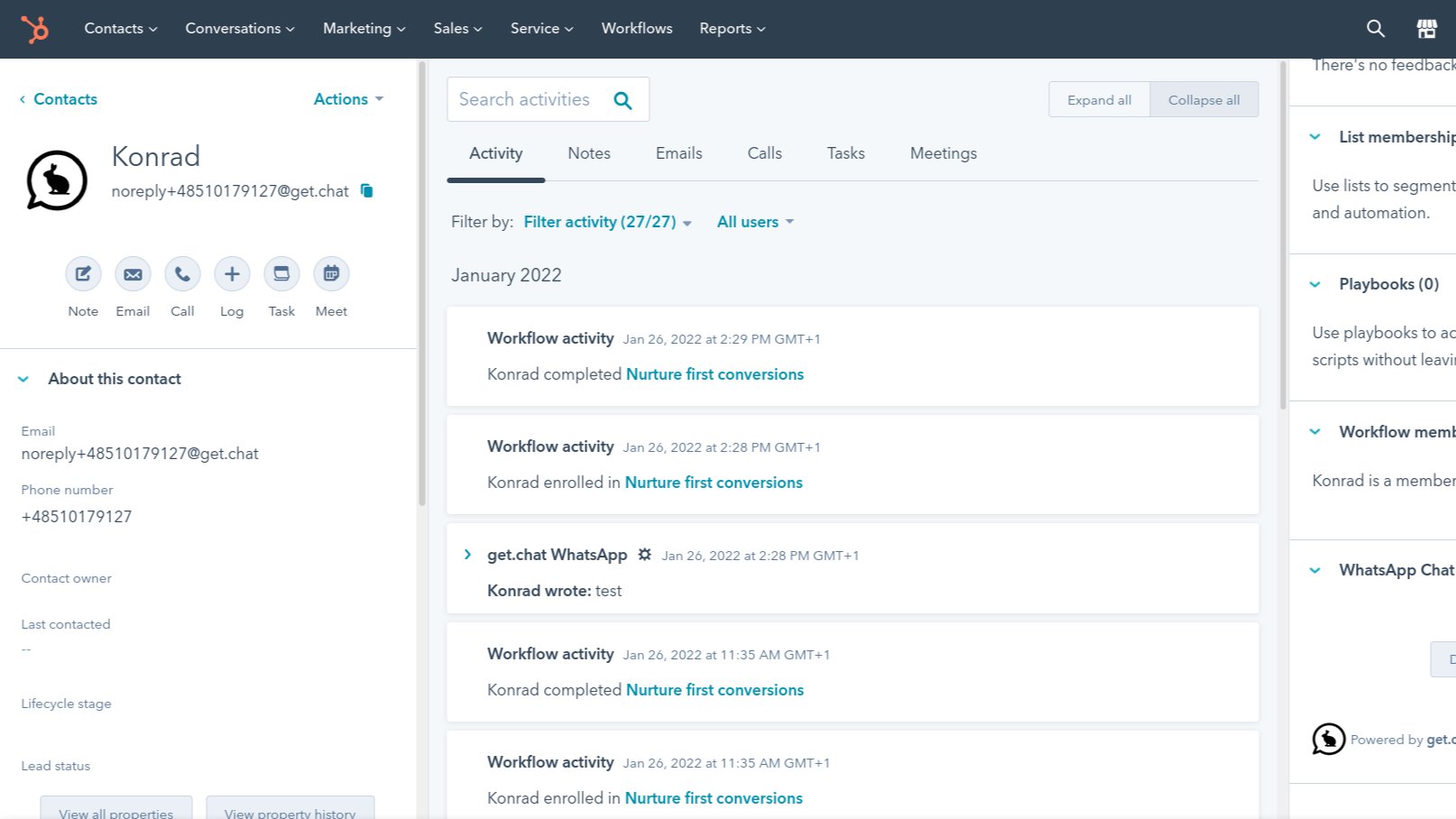 get.chat HubSpot Integration | Connect Them Today