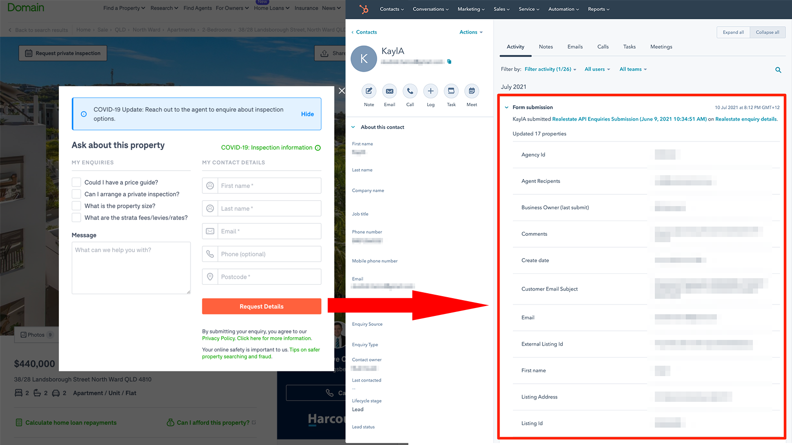 Real Estate Sync Domain - REA HubSpot Integration | Connect Them Today