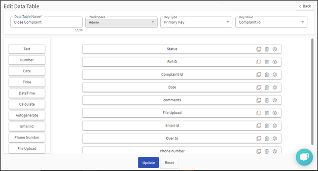 Edit a Data Table Edit a Data Table