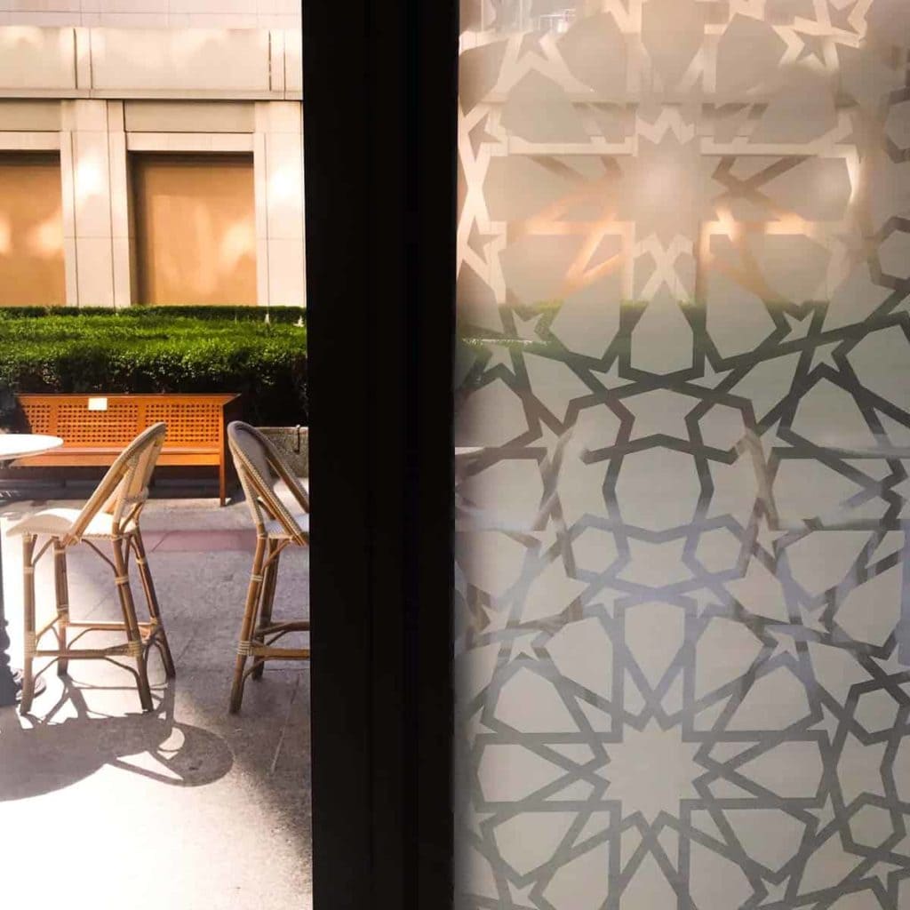 Decorative Window Film - Custom Designs in San Francisco Bay Area