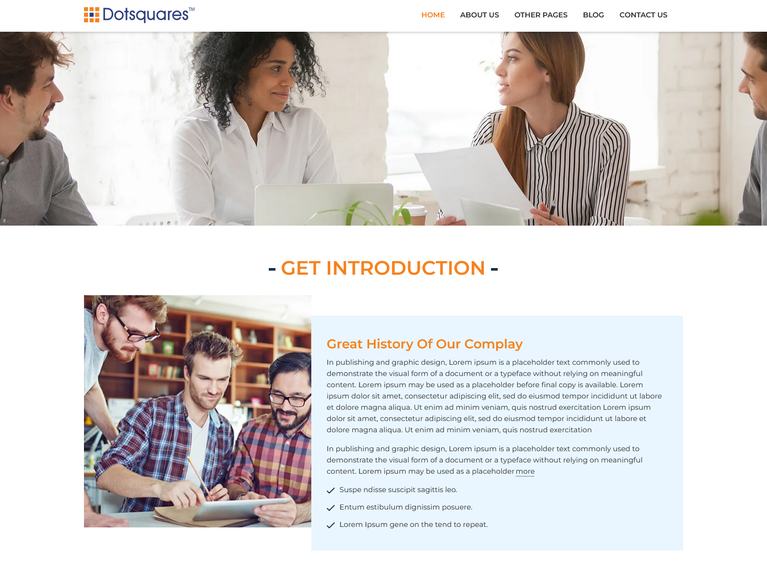 Corporate Simple One Theme by Dotsquares Ltd