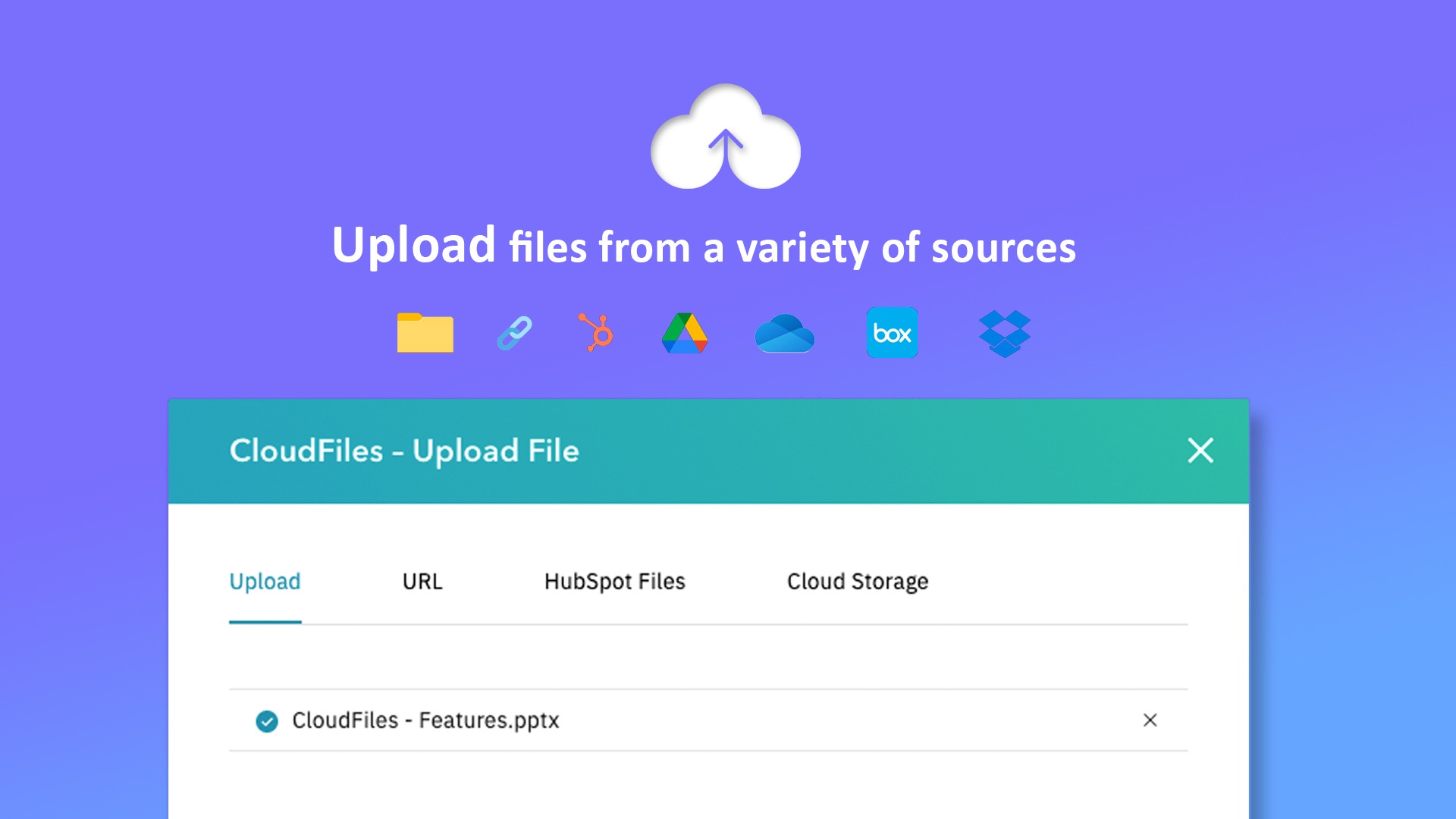 CloudFiles HubSpot Integration | Connect Them Today