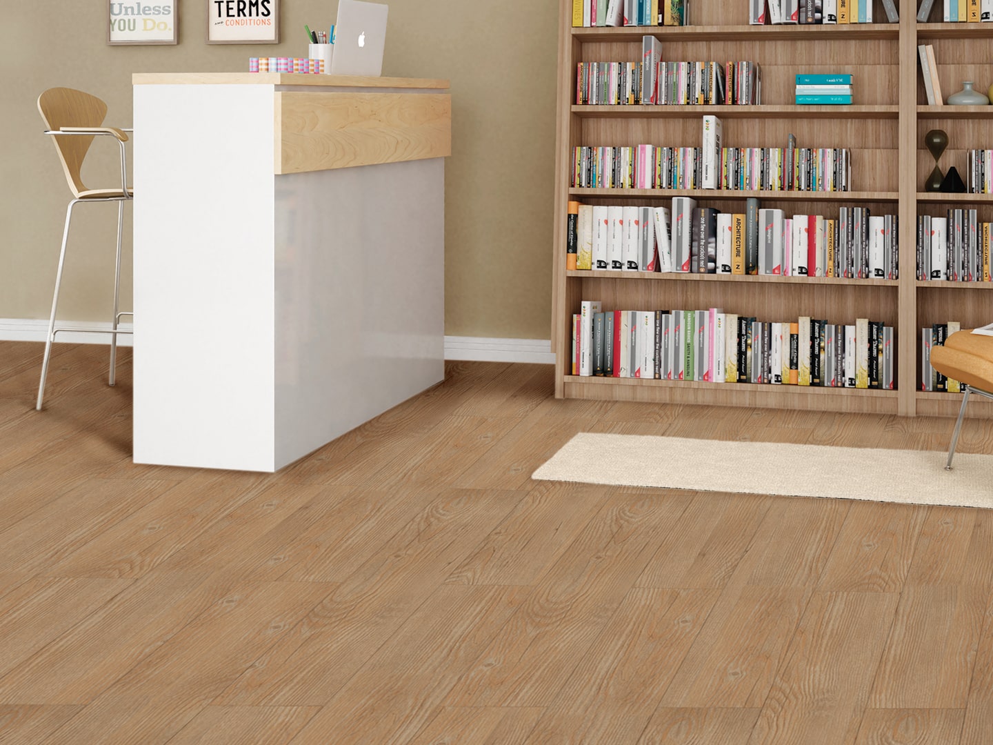 Linha Bravo | Piso vinílico para ambiente comercial intenso